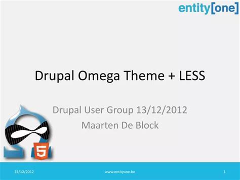 ppt drupal omega theme less powerpoint presentation free download