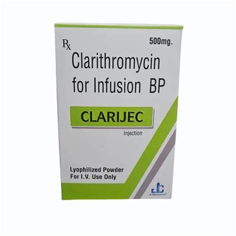 500 Mg Clarithromycin Injection At ₹ 130 Box Clarimin 500mg Injection In Yamuna Nagar Id