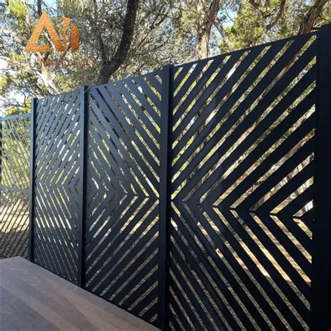 Decorative Perforated Pattern Aluminum Laser Cut Metal Screens Alumideas