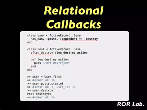 Active Record Callbacks And Observers Season 1 Pdf
