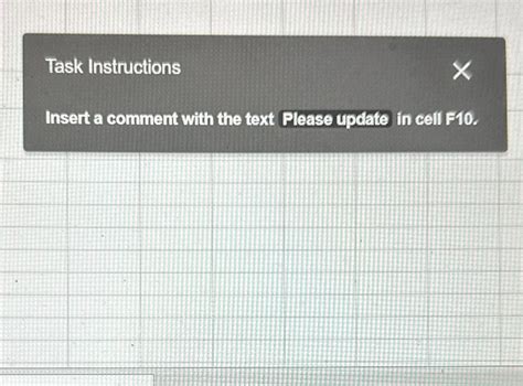 Solved Task Instructionsinsert A Comment With The Text