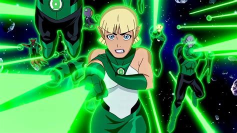 Green Lantern Arisia Animated