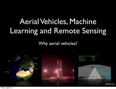 Aerial Vehicles Machine Learning Remote Sensing And Optimized System