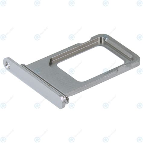 Sim Tray Dual Version Silver For Iphone Xs Max
