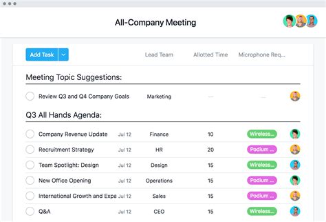 New Asana Project Templates For Quick And Easy Setup
