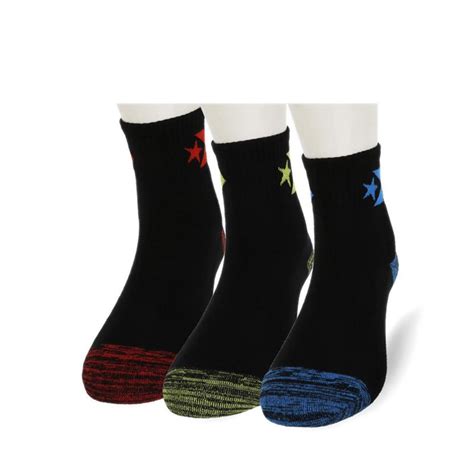 Jual Converse Quarter Socks 3 Pairs Unisex Shopee Indonesia