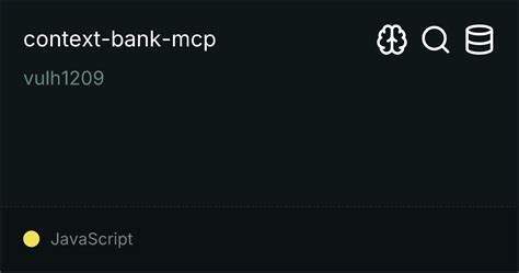 Schema Context Bank Mcp Glama