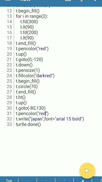 Making 🇯🇵japan Flag Turtle Python Shorts Python Coding Trending Youtube