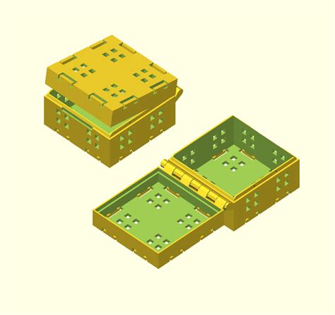 the utility box parametric by mysterydough download free stl model