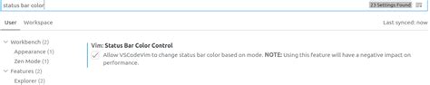 Visual Studio Code Status Bar Color Stack Overflow
