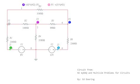 Copy Of 3 1 Node Voltage Multisim Live