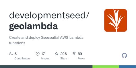github developmentseed geolambda create and deploy geospatial aws