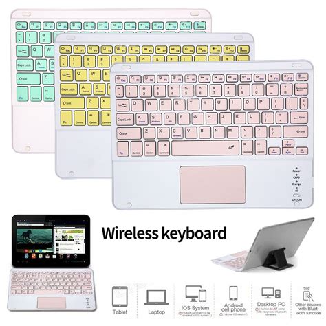 Jual Universal Keyboard Touchpad Wireless Bluetooth Protable For Ios Android Windows Shopee