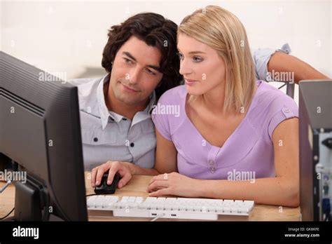 Woman Office Keyboard Stock Photo Alamy