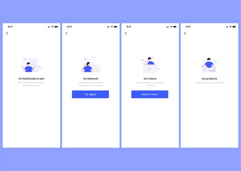 Empty State Design Behance