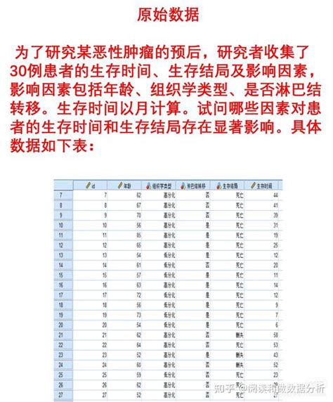 spss cox回归分析（手把手教） 知乎
