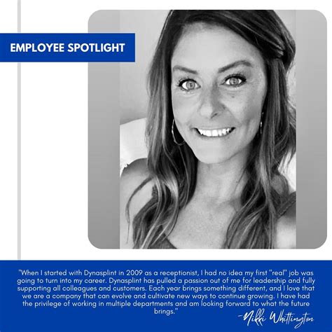 Todays Employee Spotlight Goes Dynasplint Systems Inc