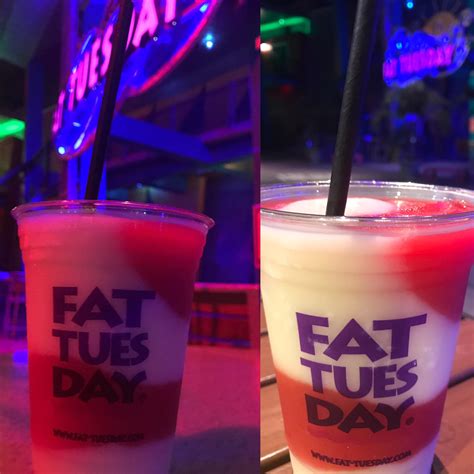 Fat Tuesday Drinks