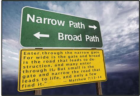 Wide And Narrow Gate Scripture