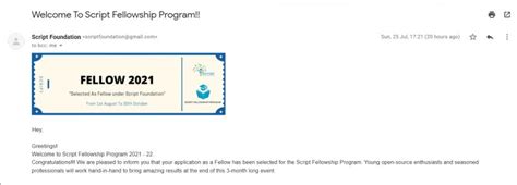 Jayshree Gupta On Linkedin Script Fellowship Learning