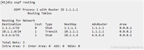 华为ensp：配置ospf特殊区域华为ospf Stub区域 Csdn博客