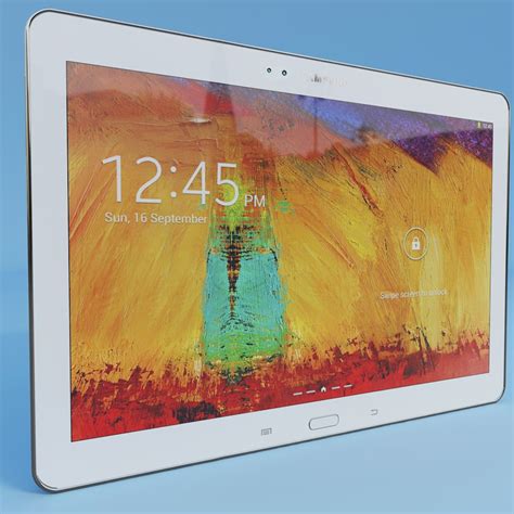 Samsung Galaxy Note 101 3d Model 59 3ds Fbx Obj Max Free3d