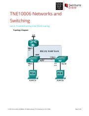 Troubleshooting Inter VLAN Routing Lab Setup Solutions Course Hero