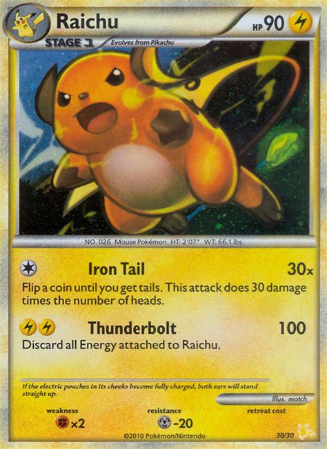 Wat Is Raichu 3030 Uit Hgss Trainer Kit Raichu Waard Pokemonkaartnl