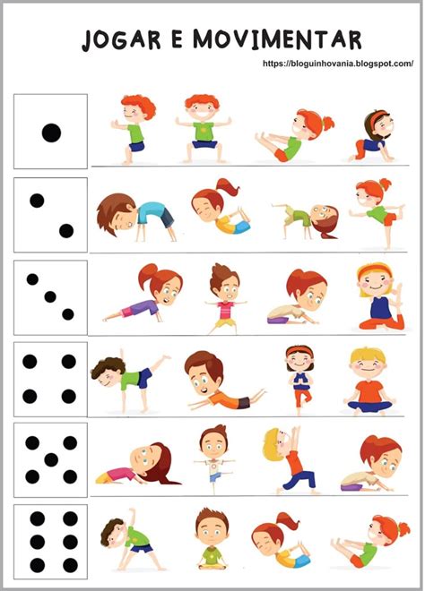 Bloguinho Da V Nia Jogo Jogar E Movimentar Poses De Ioga Para Crian As Brincadeiras