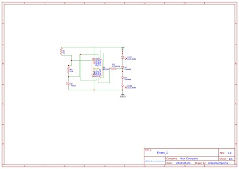 Timer Circuit EasyEDA