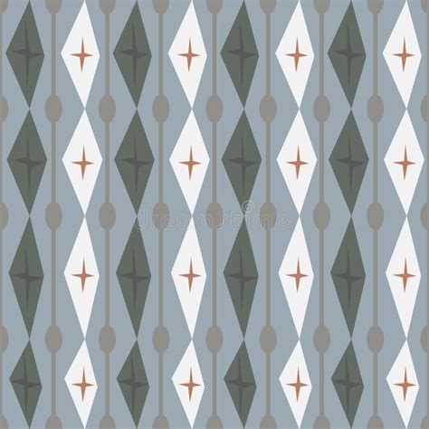 Seamless Abstract Vector Pattern Daimond Tile Background Stock Vector Illustration Of