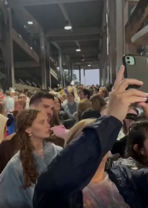 Taylor Swift Show Chaos Fans Faint Vomit Throw Stones On Stage