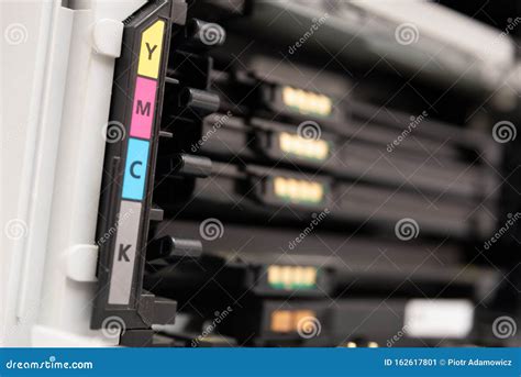 Toners In The Laser Printer Stock Image Image Of Paper Cartridge