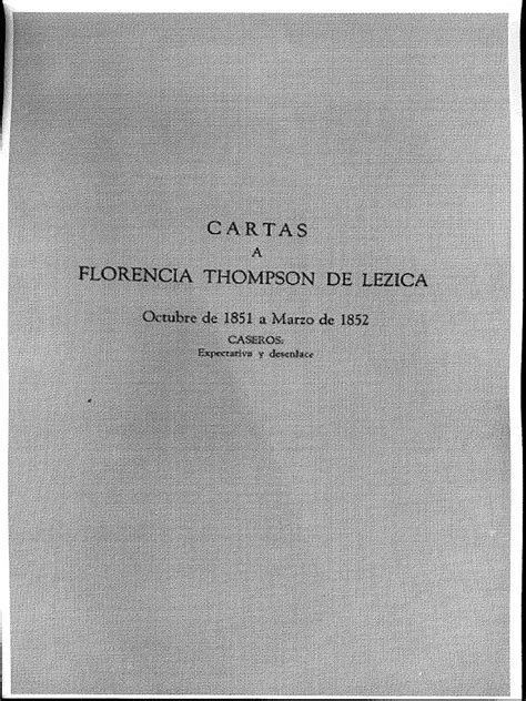 Mariquita Sánchez Cartas A Florencia 2 Pdf