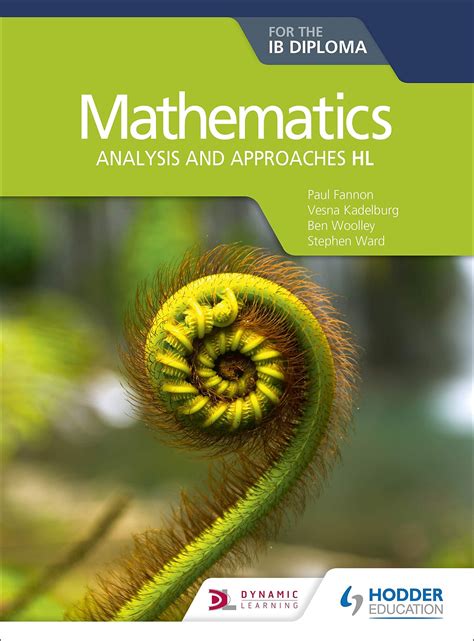 9781510462366 Mathematics For The Ib Diploma Analysis And Approaches