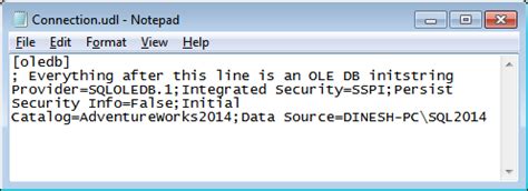 Dinesh S Blog Being Compiled Making The Connection String For The Database