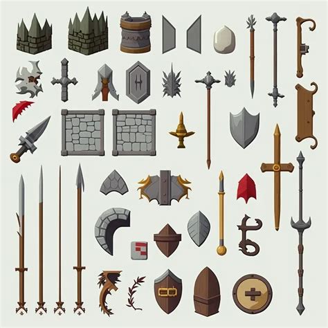 2d Game Assets Sprite Sheets Midjourney Prompt Promptbase