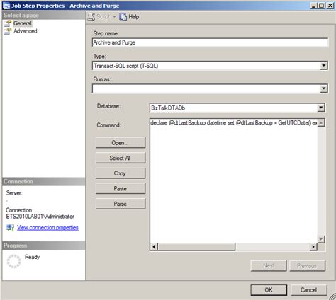 Biztalk 2010 Installation And Configuration Configure Biztalk Server Sql Jobs Part 11