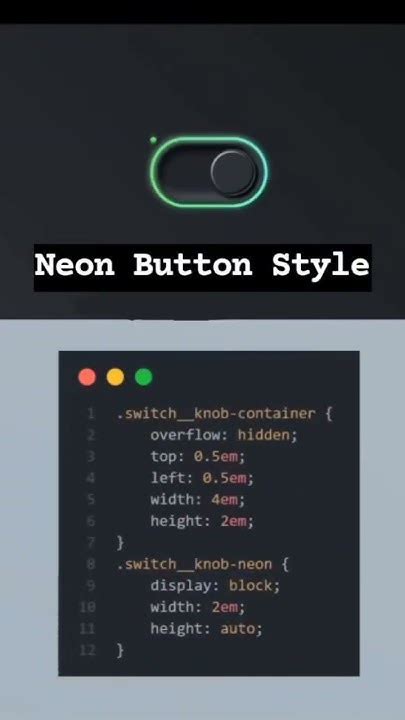 Neon Button Style Html Webdesign Programming Css Webdevelopment