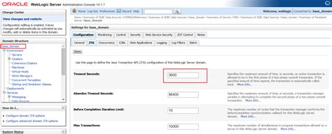 Wlst Script To Set The Xa Transaction Timeout Values For A Data Source