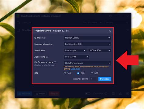 Cara Membuat Instance Android Nougat Bit Di BlueStacks Bantuan BlueStacks