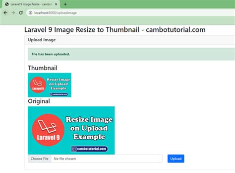 Cambotutorial Laravel 9 Resize Thumbnail Image Before Upload