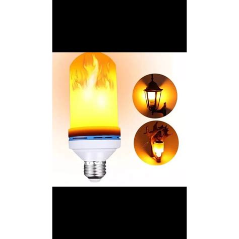 Jual Lampu Cafe Nyala Api Lampu Led Api Led Flame Fire 9 Watt 9w E27 Shopee Indonesia