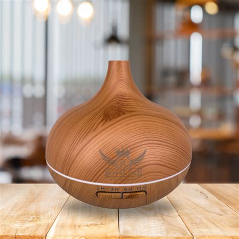 Essential Oil Diffuser Light Wood Grain RoyalOud Perfumes
