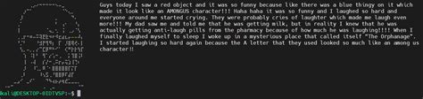 Oc Python Script That Displays A Random Post From Rcopypasta Every Time You Open A Terminal