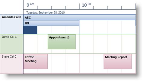 about the xamschedule views infragistics wpf™ help