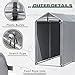 Flamaker Storage Shed 6 X 3 Metal Frame Outdoor