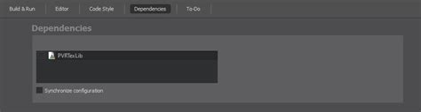 Configuring Projects