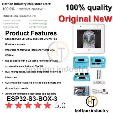 （1pcs）100 New Esp32 S3 Box 3 Esp32 S3 Box 3b Aiot Application