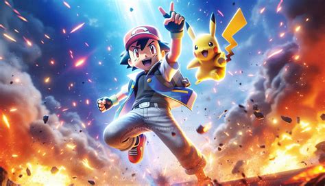 Ash And Pikachu Battle Poster By Ainxm On Deviantart